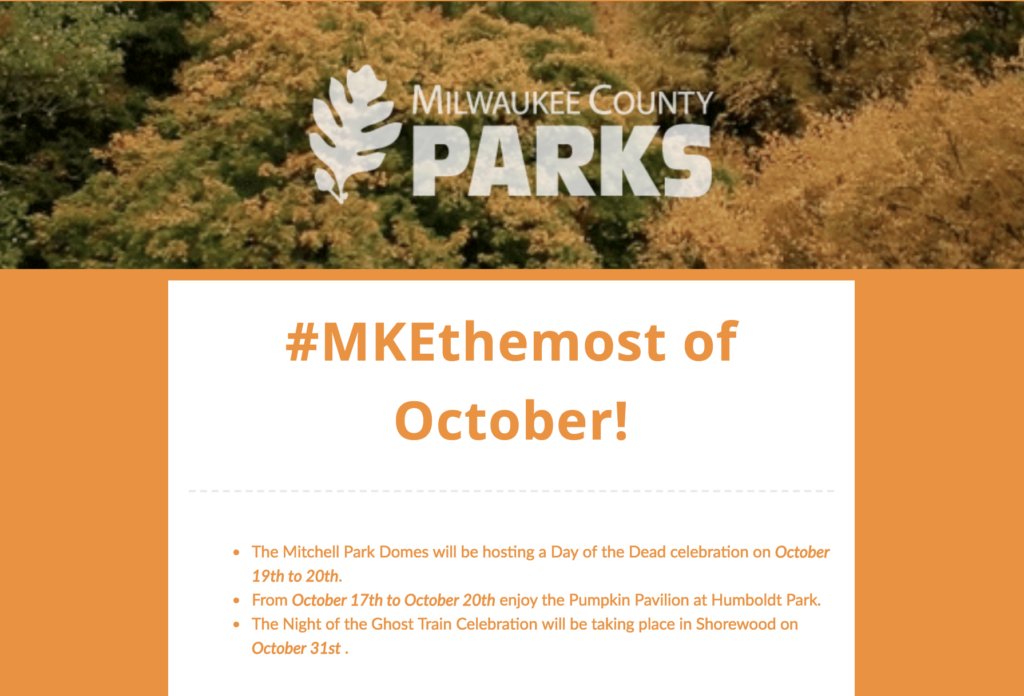 Fall Fun at MKE Parks - Friends of Hales Corners Park & Pool